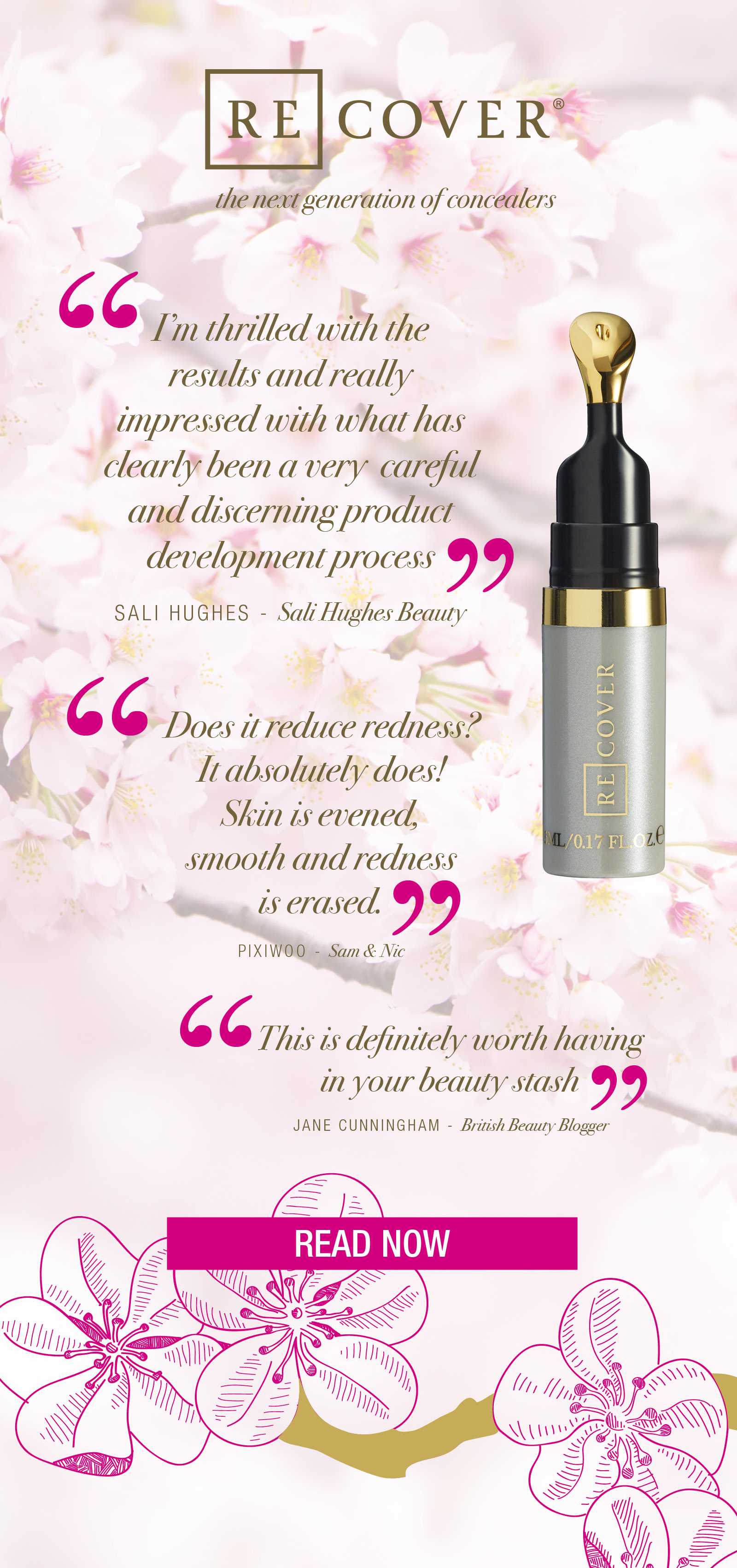 ReCover, The Next Generation of Concealers,Correct & Conceal Red ...